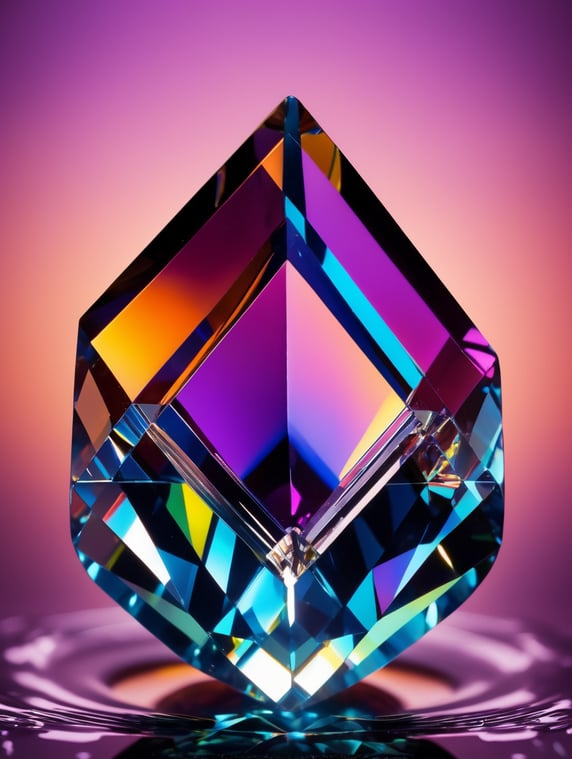 Premium Free ai Images | gem crystal sharp on details vibrance saturation