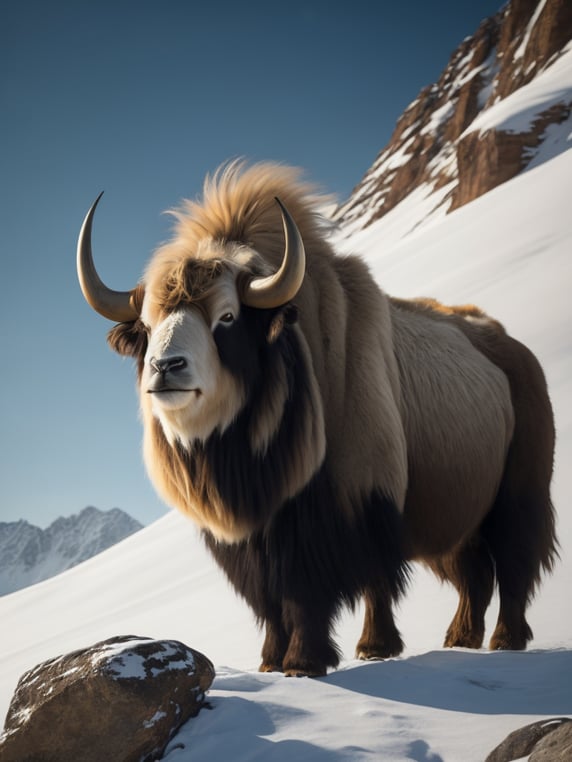 Premium Free ai Images | yak animal
