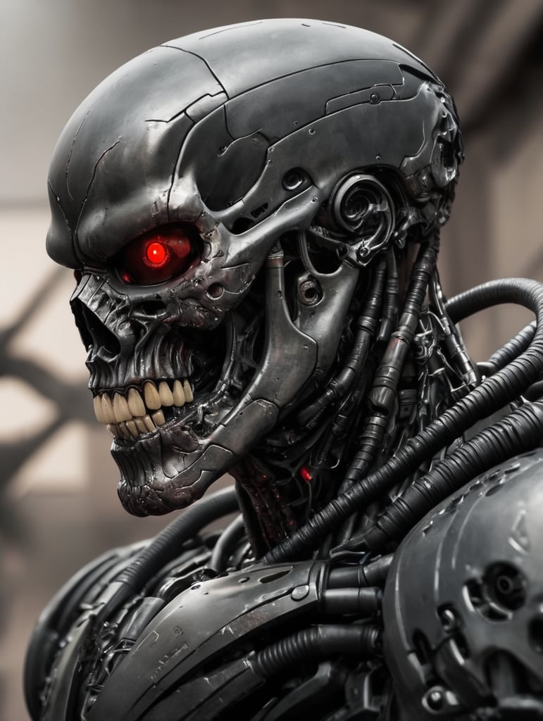 Premium Free ai Images | terminator with venom