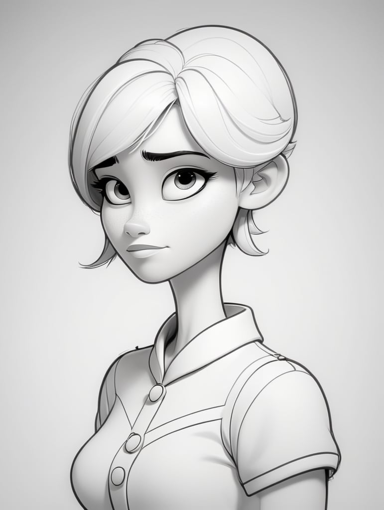 Premium Free ai Images | draw single human stylistic line character ...