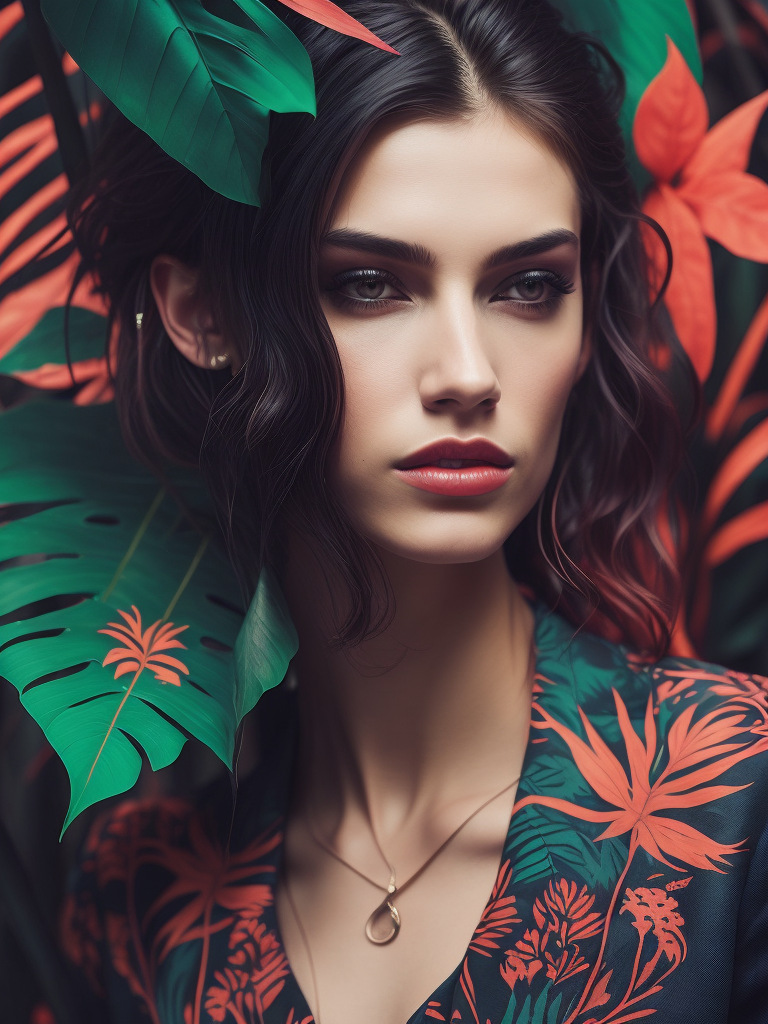 Lumenor AI Image Generation - tropicalpunk by anna dittmann wallpaper ...