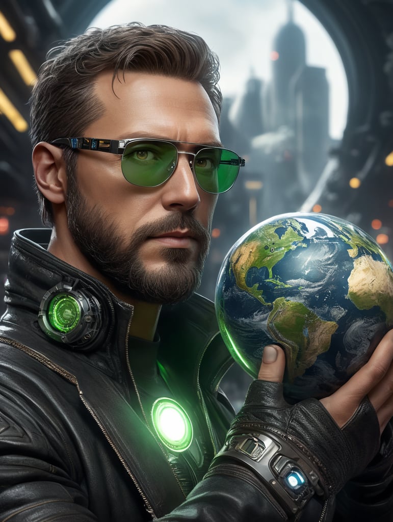 Lumenor AI Image Generation - describe cyberpunk character named steve ...