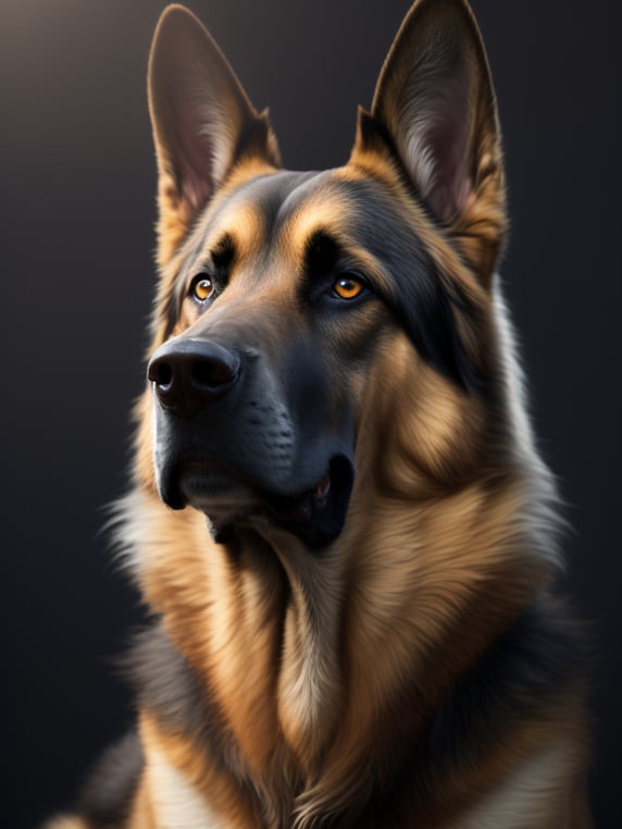 Premium Free ai Images | if jesus was dog