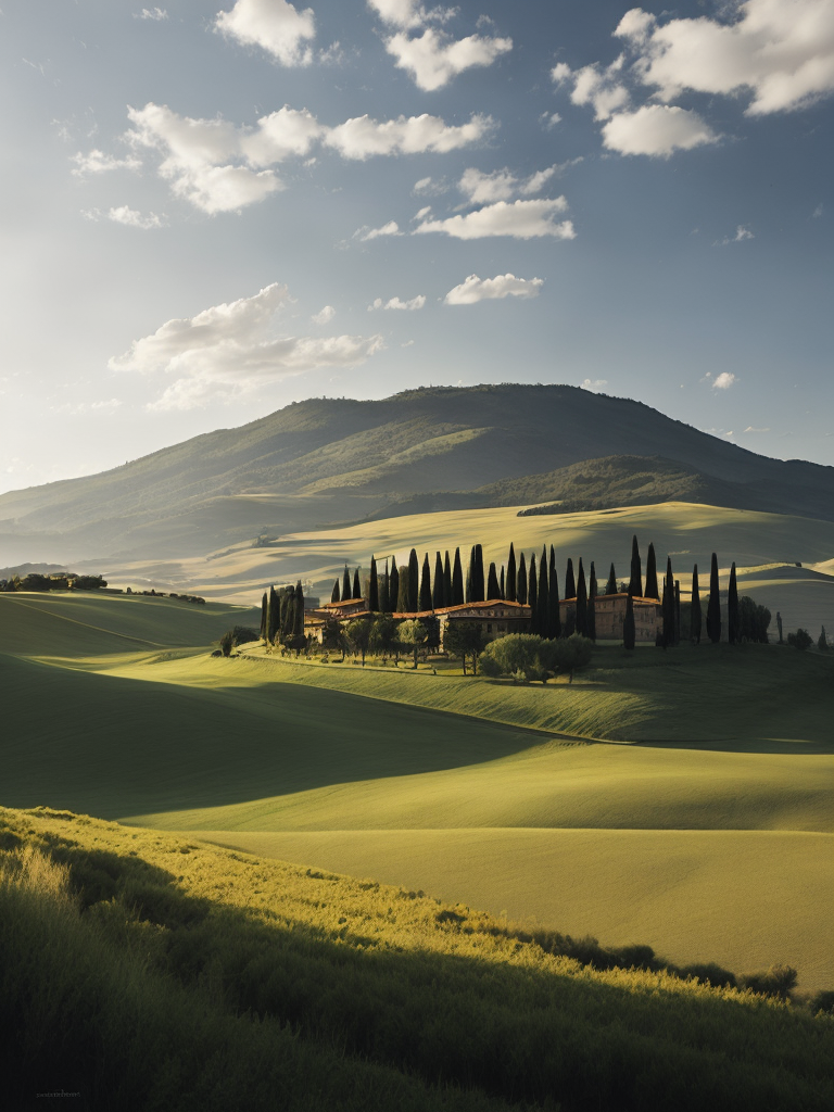 Lumenor AI Image Generation - italian landscape tuscany photorealistic ...