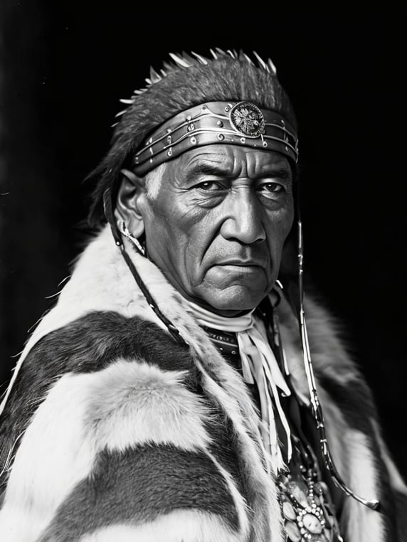 Premium Free ai Images | canadas first nations people rare historical ...