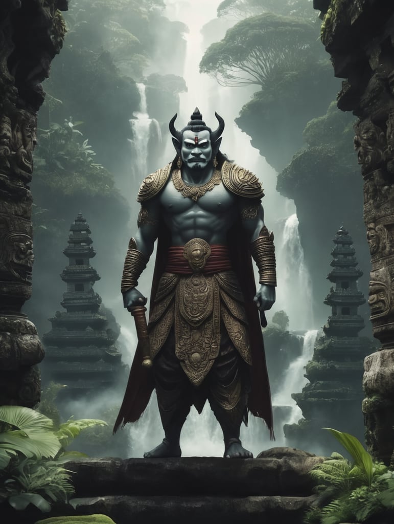 Premium Free ai Images | buatkan saya karakter leak bali yang memiliki ...
