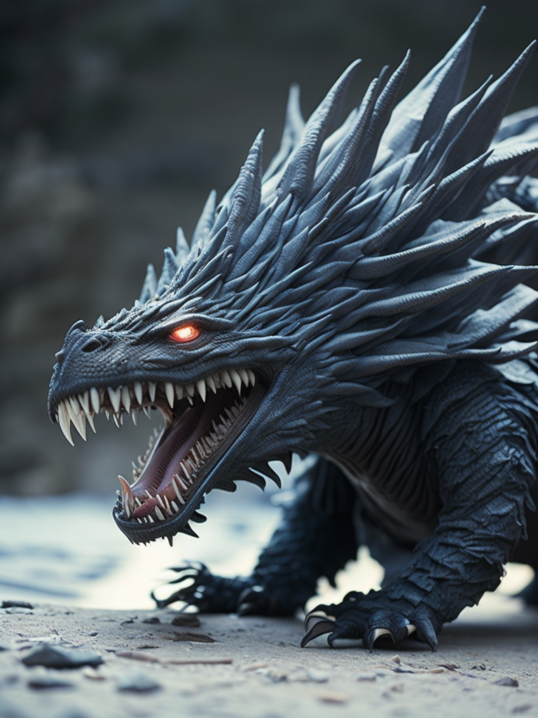 Premium Free ai Images | shimu the very first kaiju and origin of all ...