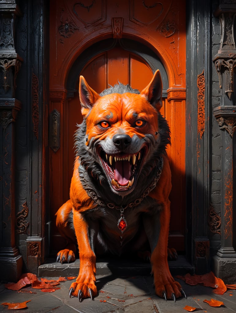 Premium Free ai Images | the originals dog mutant character dressed in ...