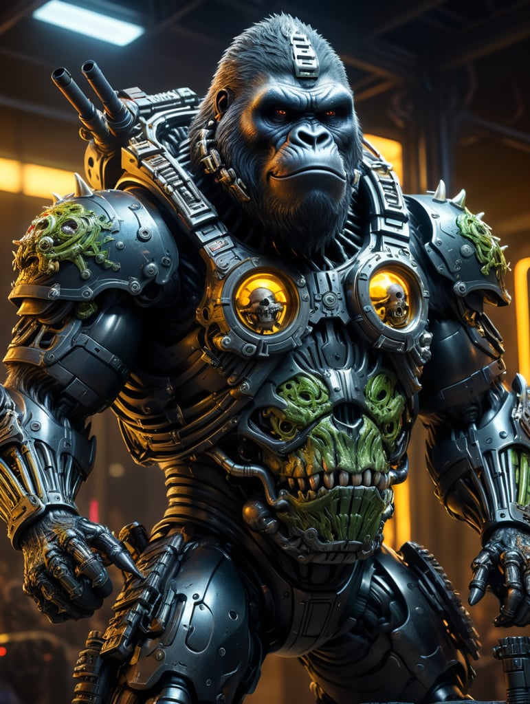 Premium Free ai Images | ultra detailed gorilla soldier from counter ...