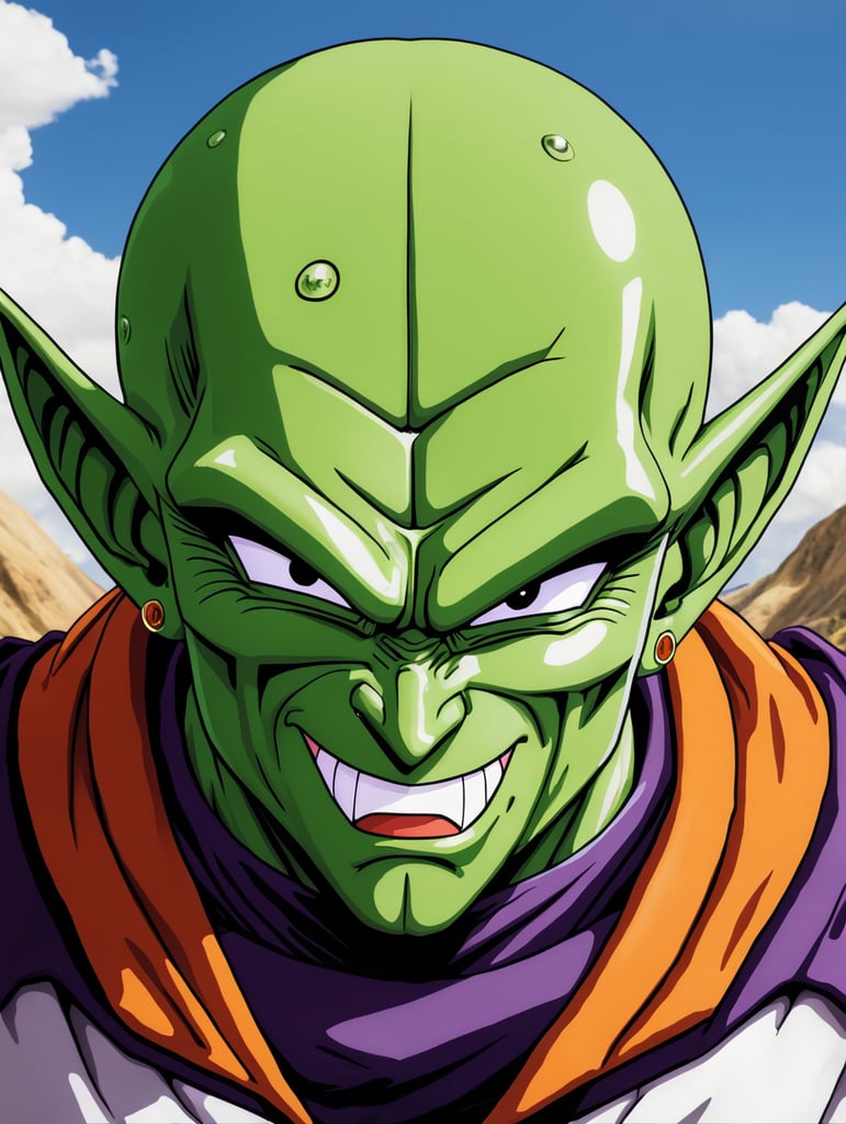 Premium Free ai Images | piccolo dragon ball