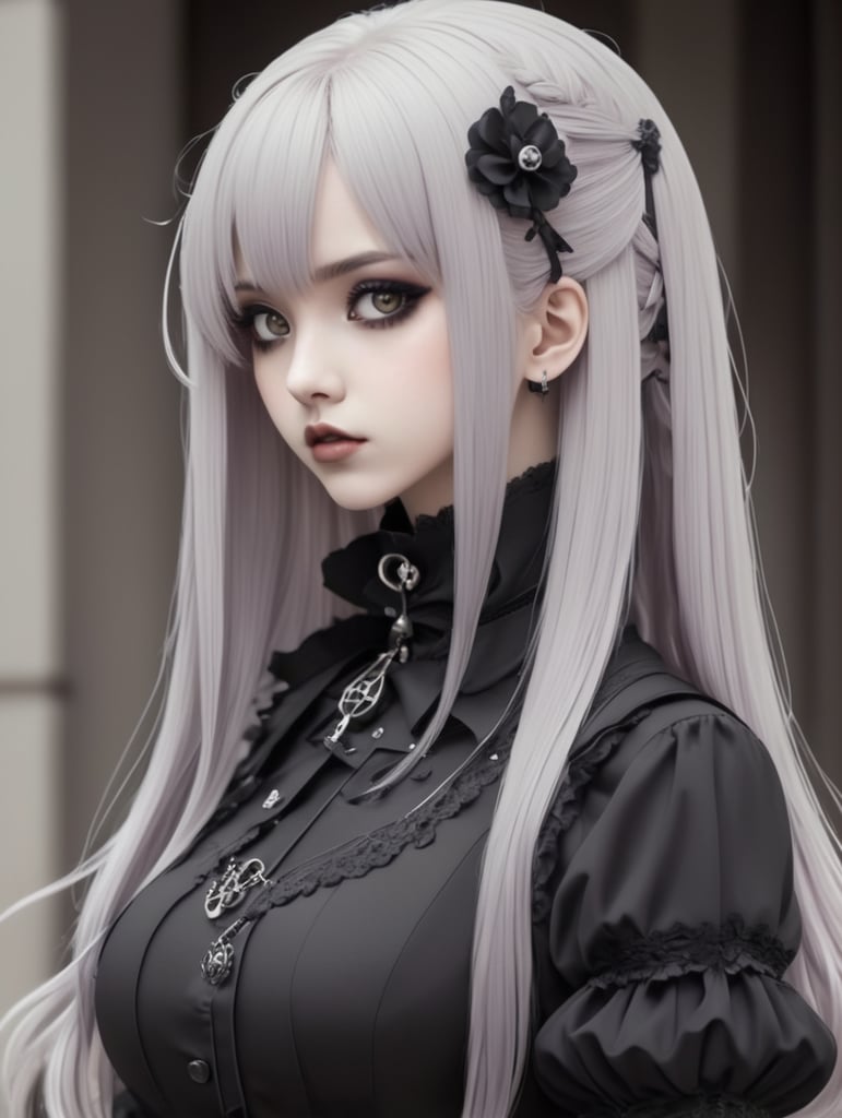 Premium Free Ai Images Goth Anime Girl