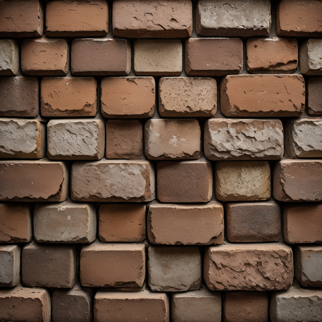 Premium Free ai Images | old brown brick texture seamless