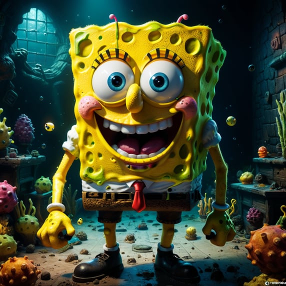 Premium Free ai Images | spongebob squarepants
