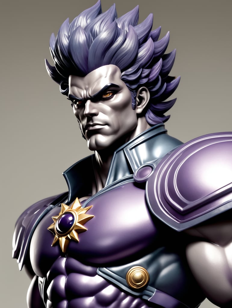 Premium Free ai Images | realistic star platinum whole body
