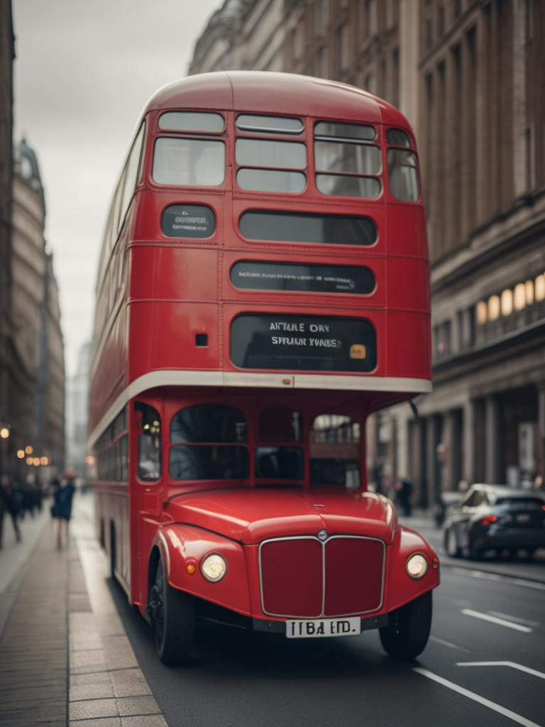 Lumenor AI Image Generation - london red bus