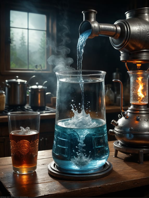 Premium Free ai Images | generate an image of water purification by ...