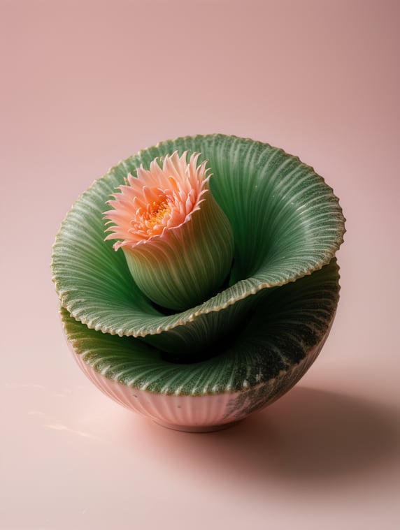 Premium Free ai Images | singular object floating in mid air trippy ...