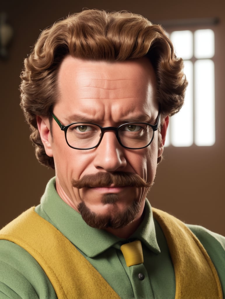 Premium Free ai Images | really buff ned flanders