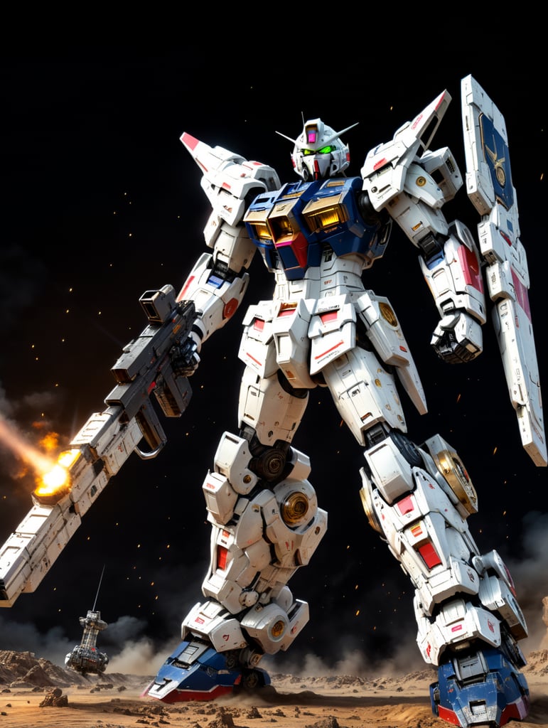 Premium Free ai Images | gundam model suit fight with other robot on ...