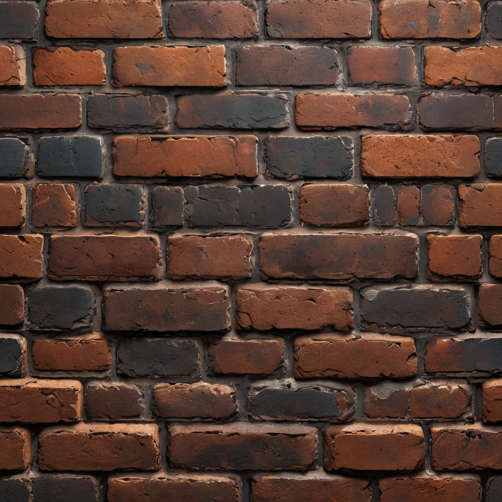 Premium Free ai Images | old brown brick texture seamless