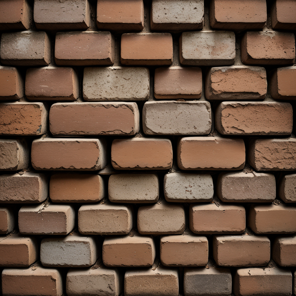 Premium Free ai Images | old brown brick texture seamless