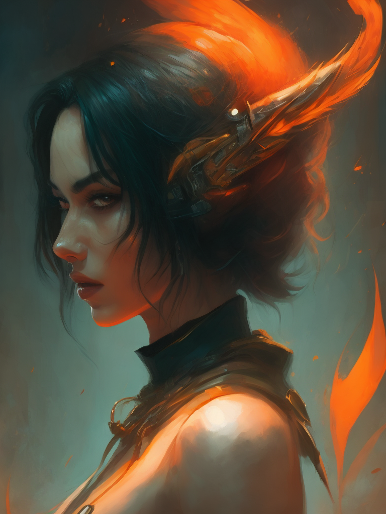 Lumenor AI Image Generation - dark fantasy character art