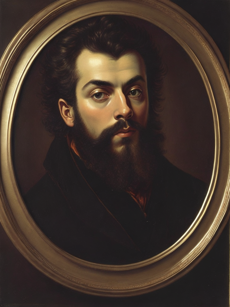 Premium Free ai Images | self portrait by jacopo tintoretto