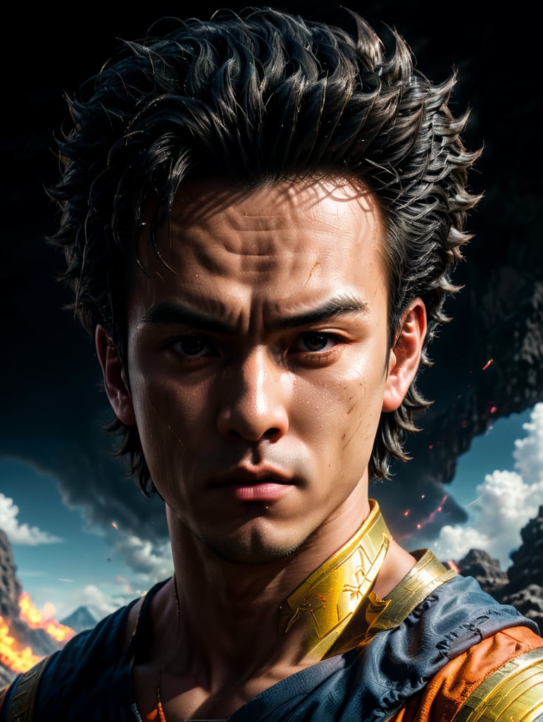 Premium Free ai Images | son gohan is gokus eldest son with chi chi who ...