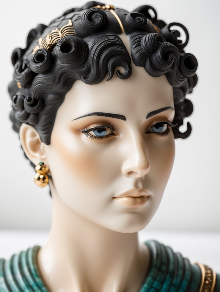 Premium Free ai Images | cleopatra marble statue