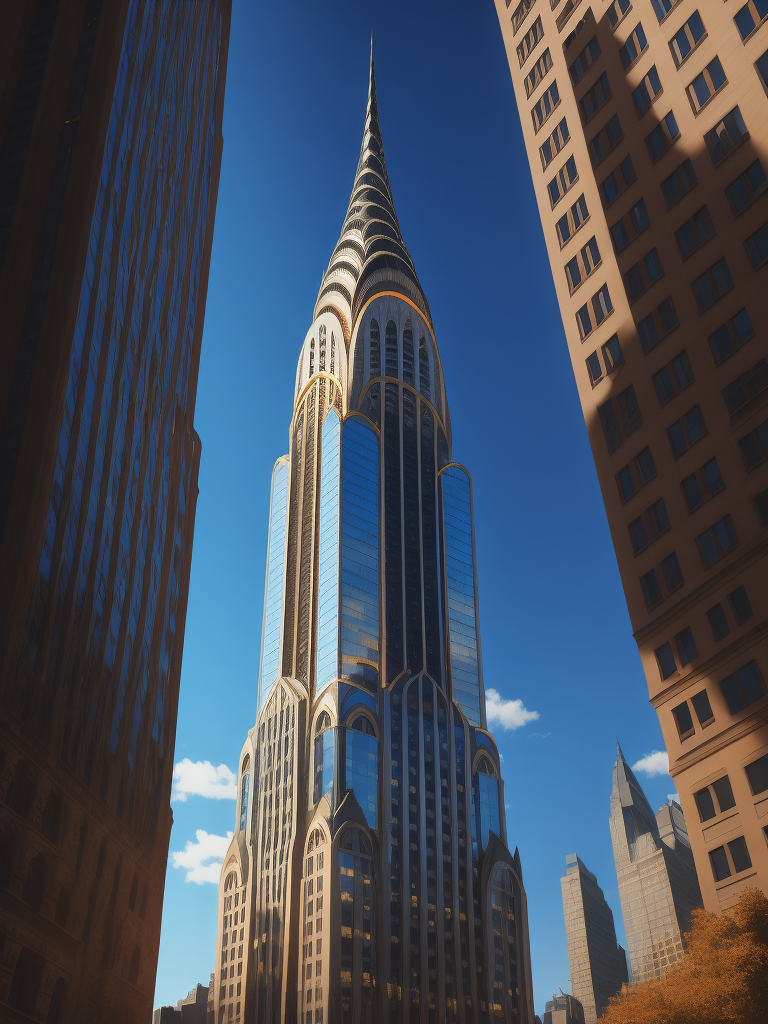 Lumenor AI Image Generation - chrysler building new york in the ...