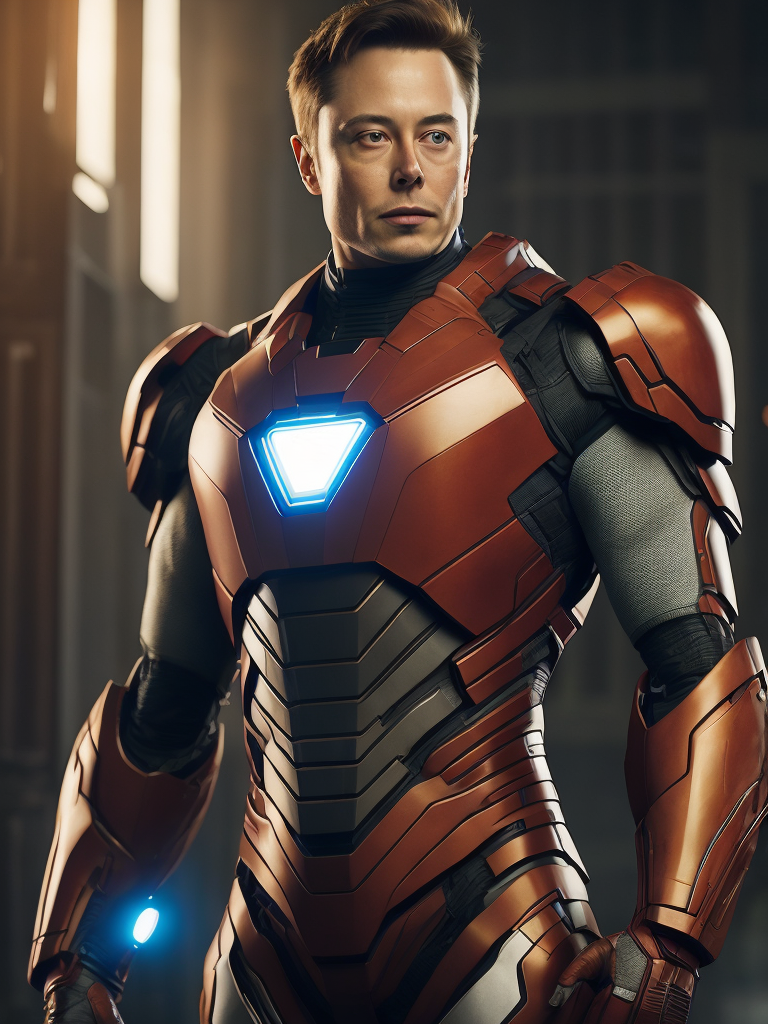 Lumenor AI Image Generation - elon musk in the iron man suit from the ...