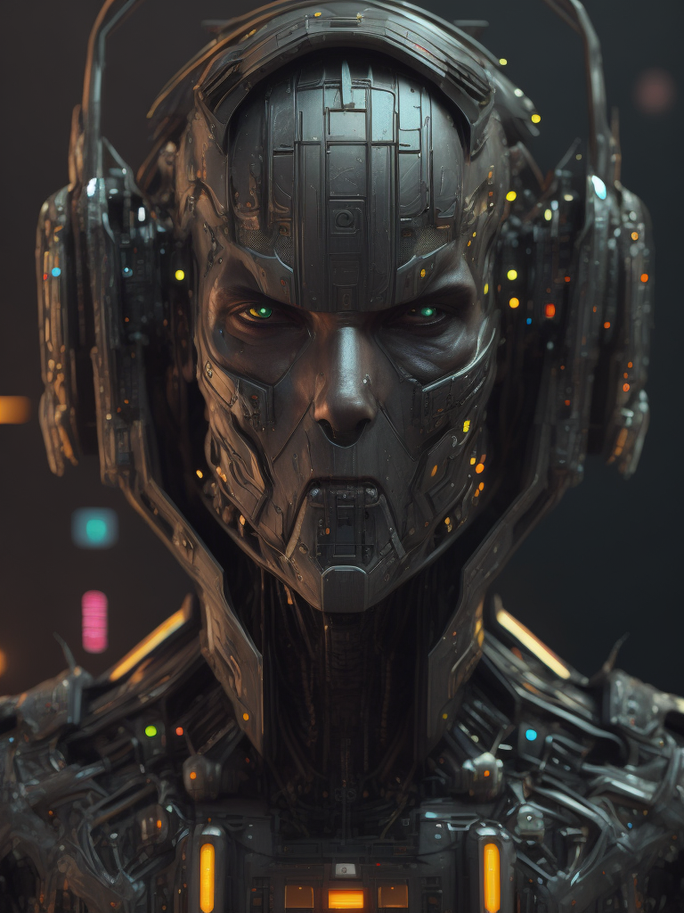 Lumenor AI Image Generation - matrix neo robot