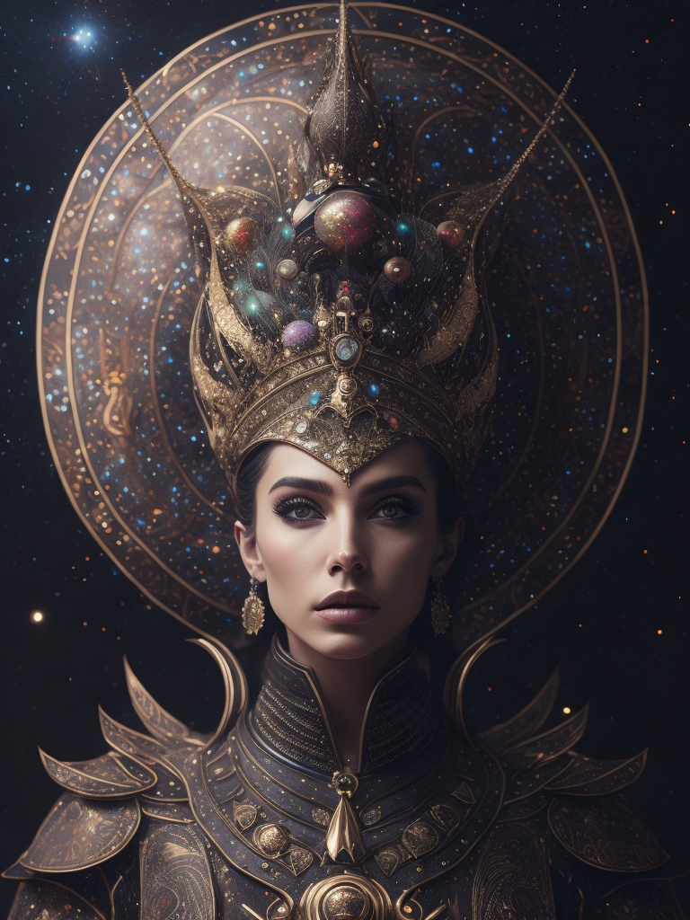 Lumenor AI Image Generation - trippy outer space celestial carnival ...