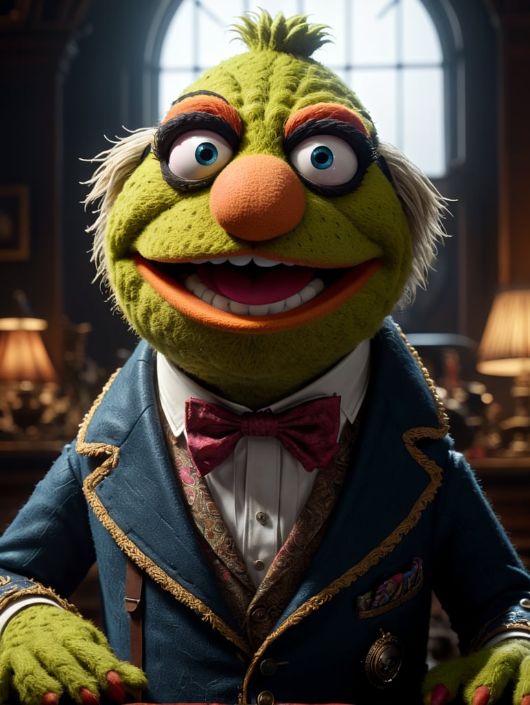 Premium Free ai Images | big mean carl from muppets