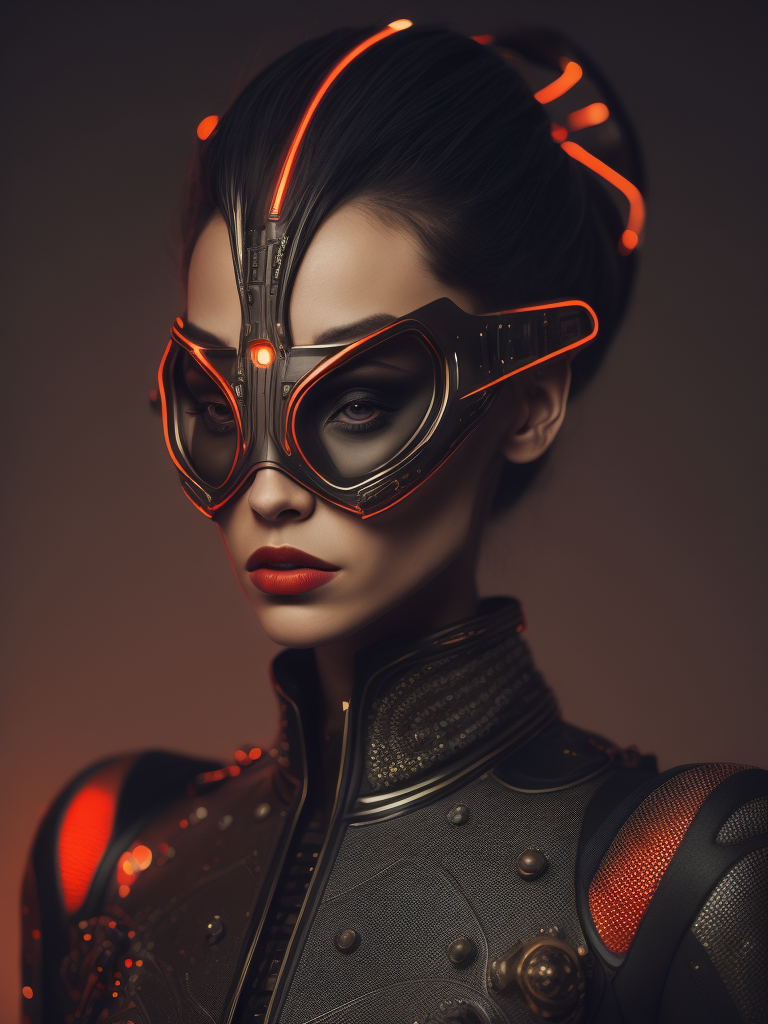 Lumenor AI Image Generation - contemporary humanoid woman alien with ...