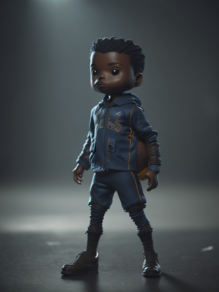 Lumenor AI Image Generation - full body render of funko pop jimmy butler
