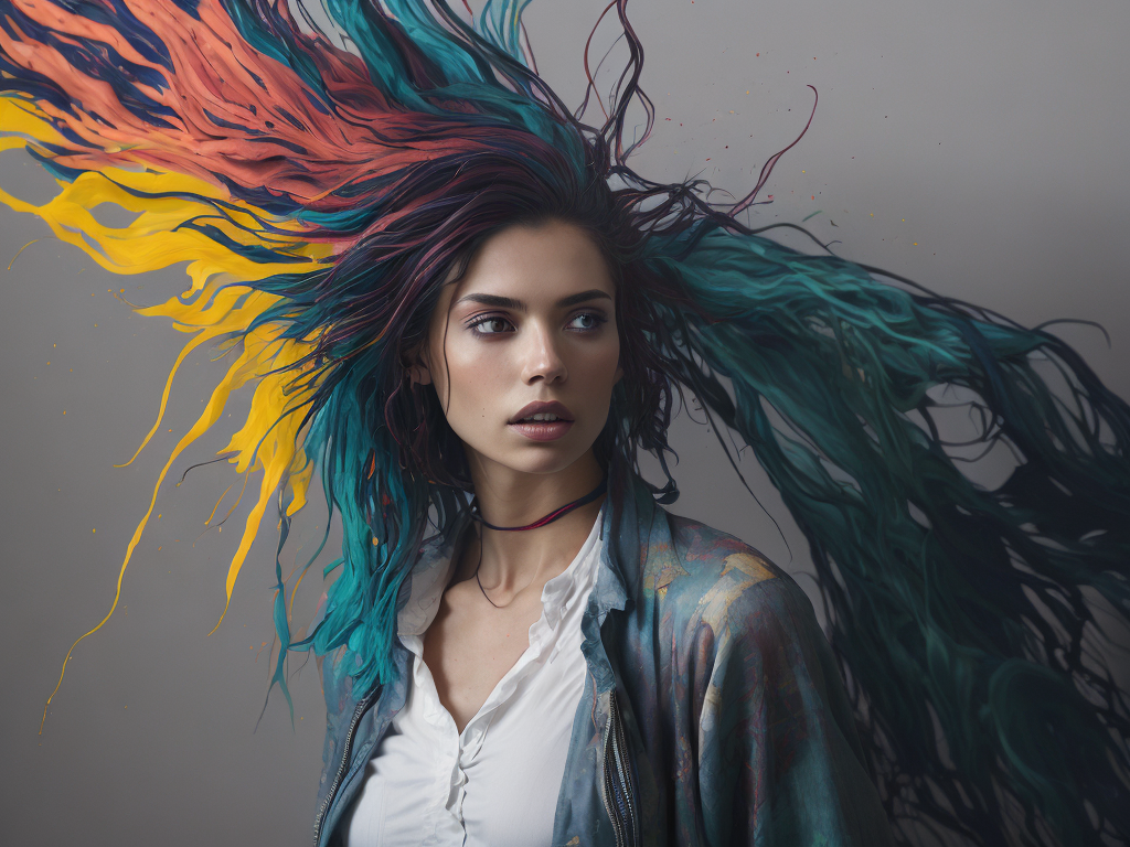 Lumenor AI Image Generation - full body shot level difference paint ...