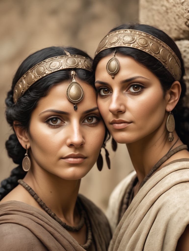 Premium Free ai Images | adult ancient etruscan women
