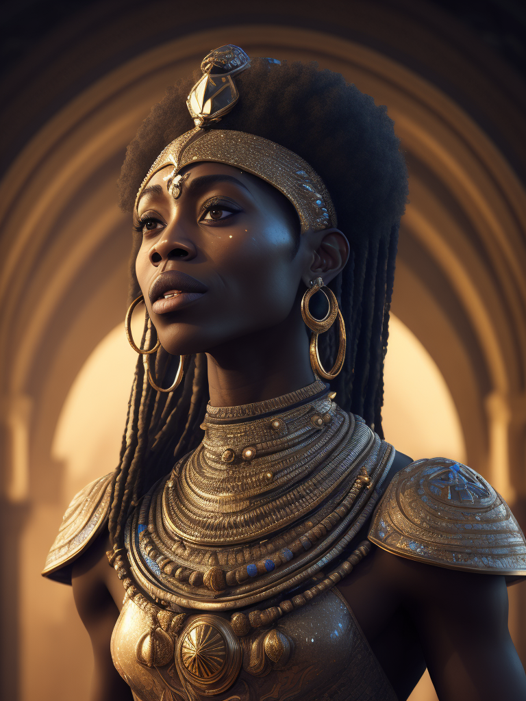 Lumenor AI Image Generation - obatala the african orisha wearing ...