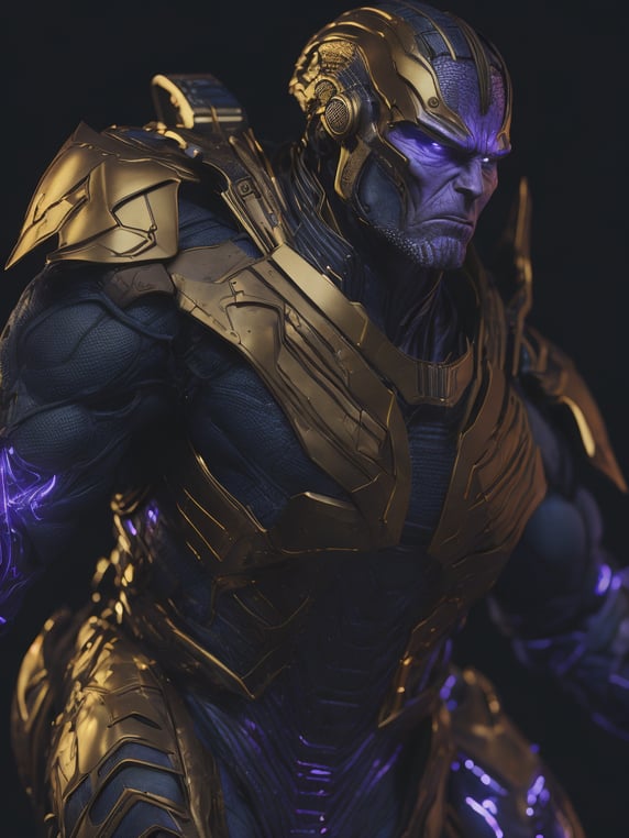 Premium Free ai Images | golden glove of thanos with infinity stones ...