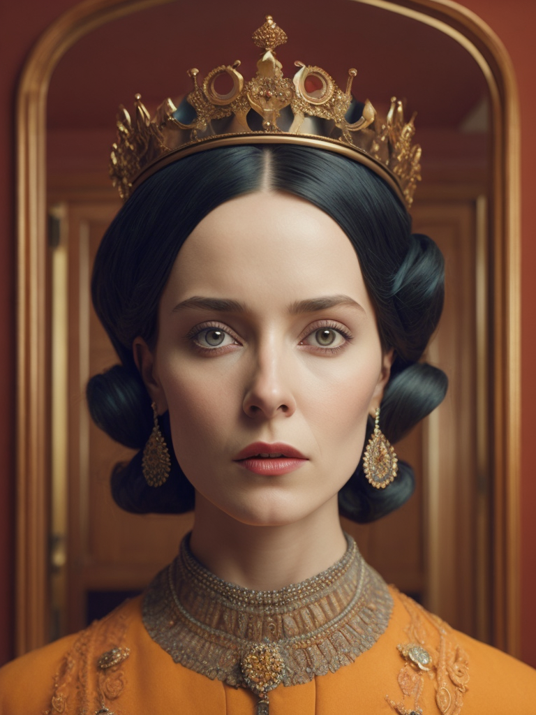 Lumenor AI Image Generation - queen victoria directed by wes anderson ...