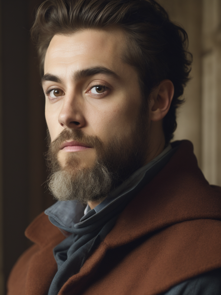 Premium Free ai Images | self portrait by jacopo tintoretto