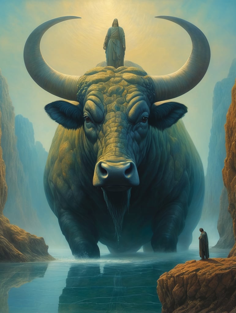 Premium Free ai Images | the earth resting on the shoulders of an angel ...