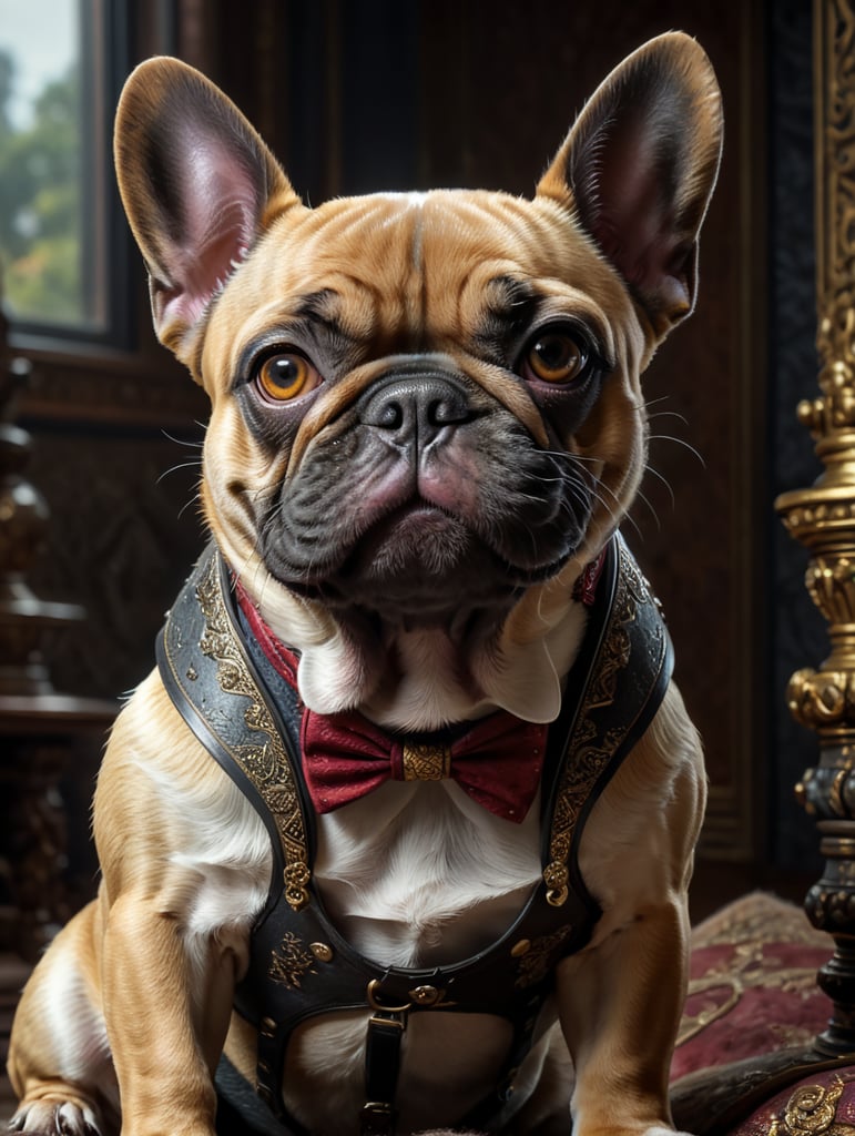 Premium Free ai Images | disney french bulldog