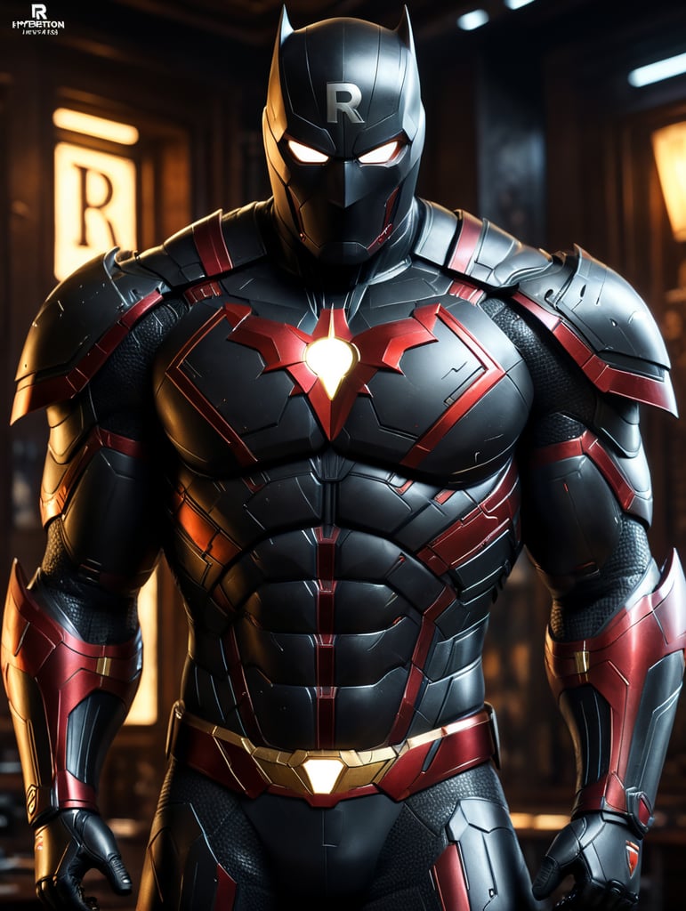 Premium Free ai Images | make me superhero suit with letter on it