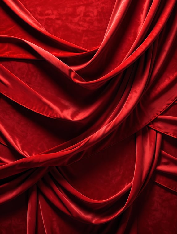 Premium Free ai Images | dynamic draped red velvet background with long ...