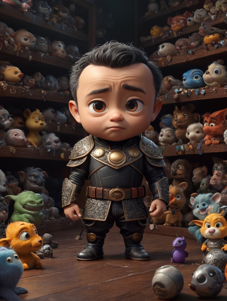 Premium Free ai Images | disney pixar versao chibi