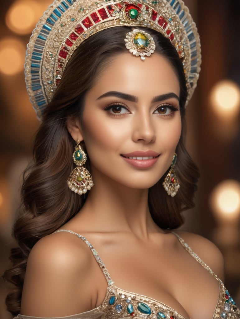 Premium Free ai Images | miss mexico portrait of the most beautiful ...
