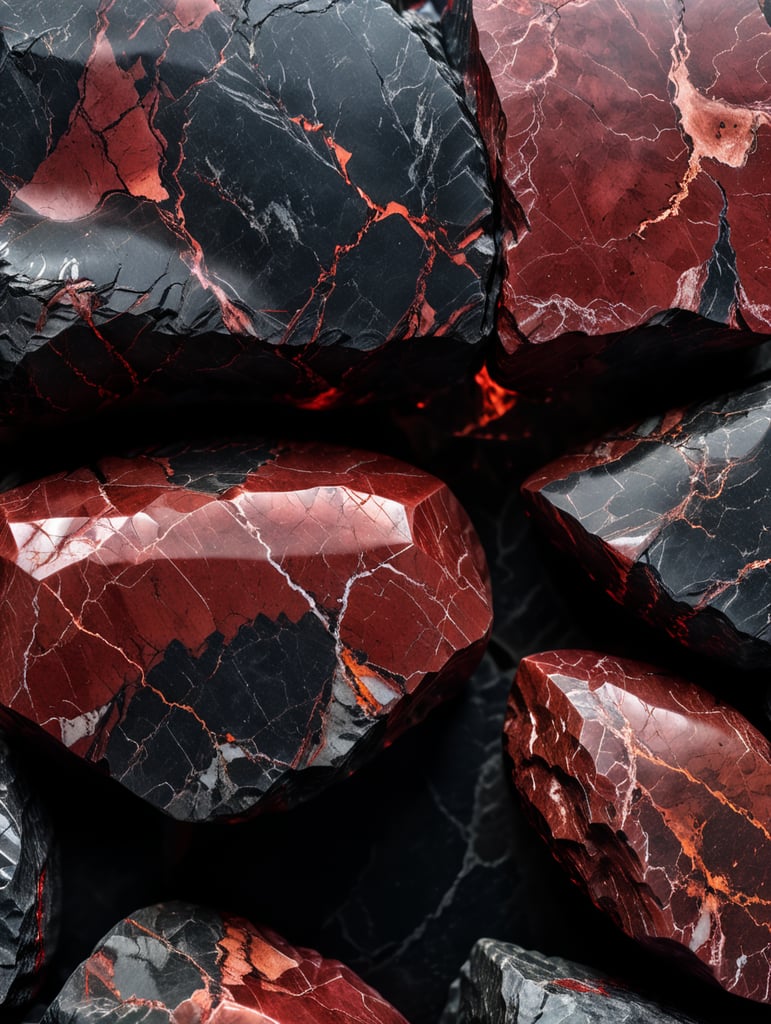 Premium Free ai Images | red marble king
