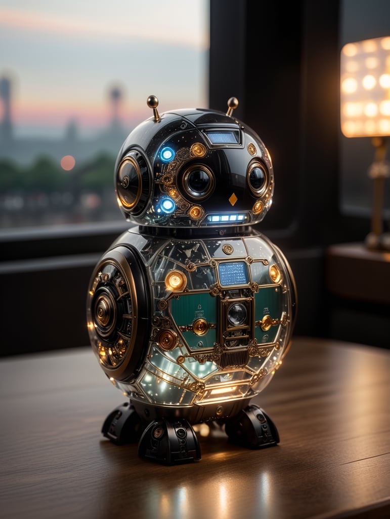 Premium Free ai Images | cute aesthetic tiny cute translucent ...